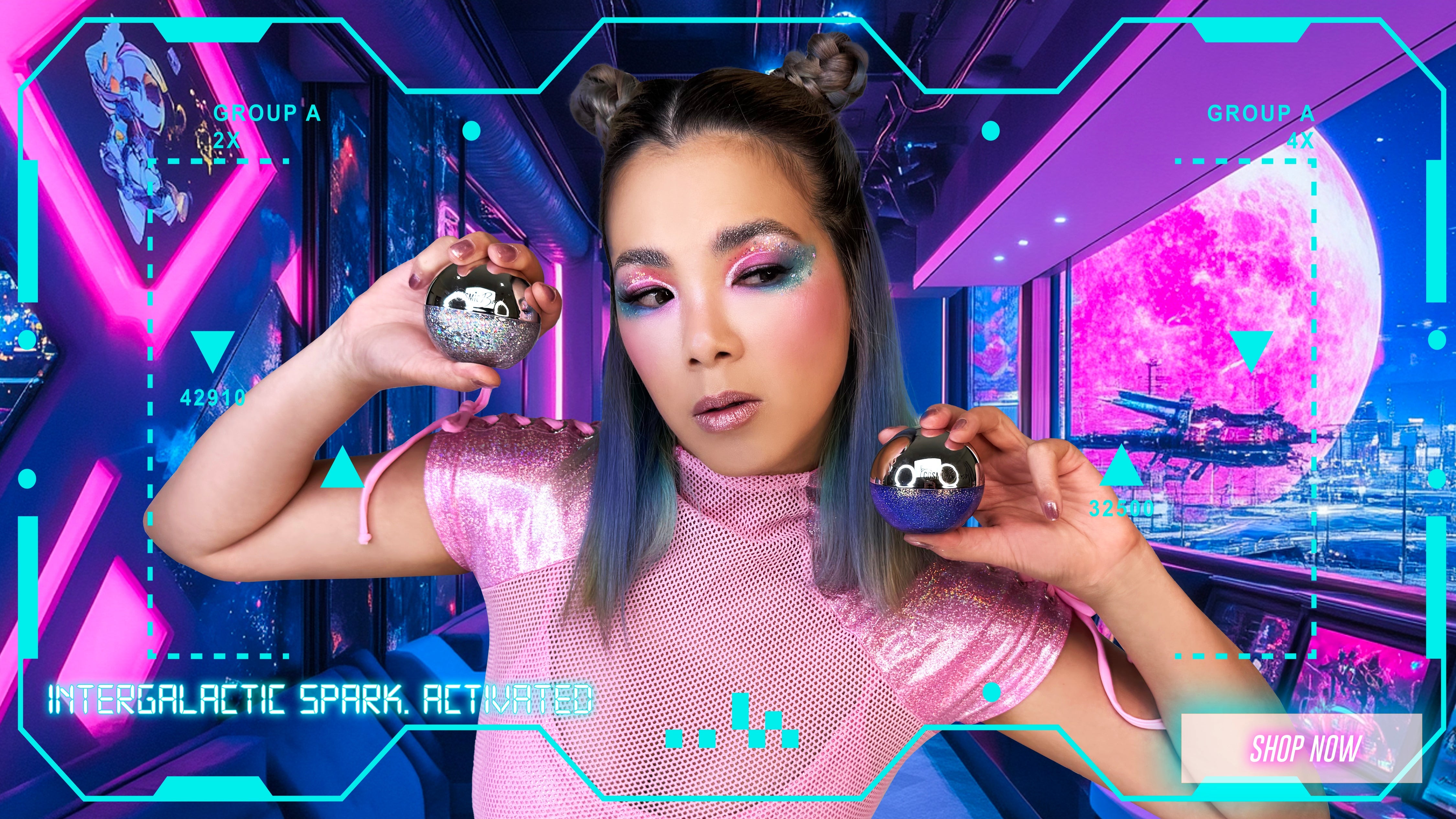 Glitter Collection | Festival & Rave Glitter Makeup | Cosmic Bomb